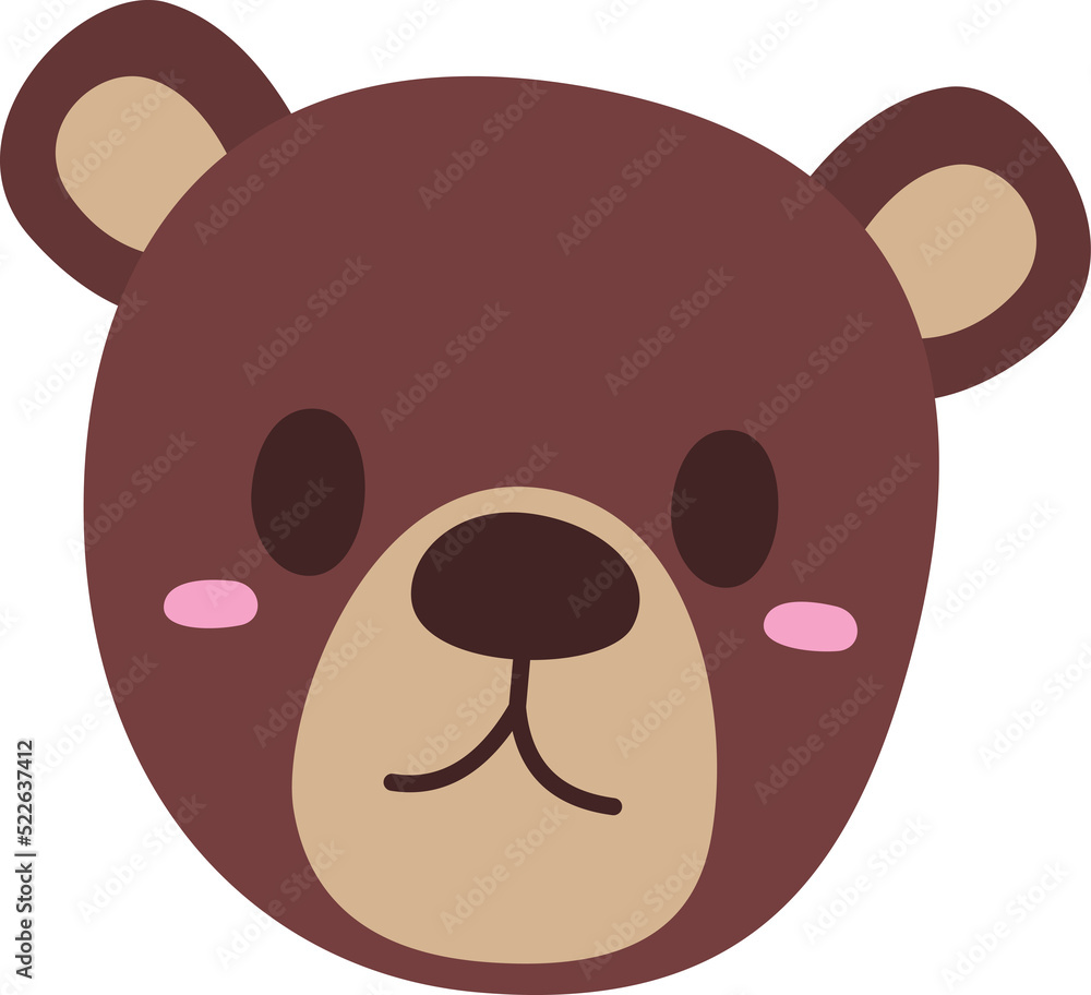 Cartoon bear illustration Stock Illustration | Adobe Stock