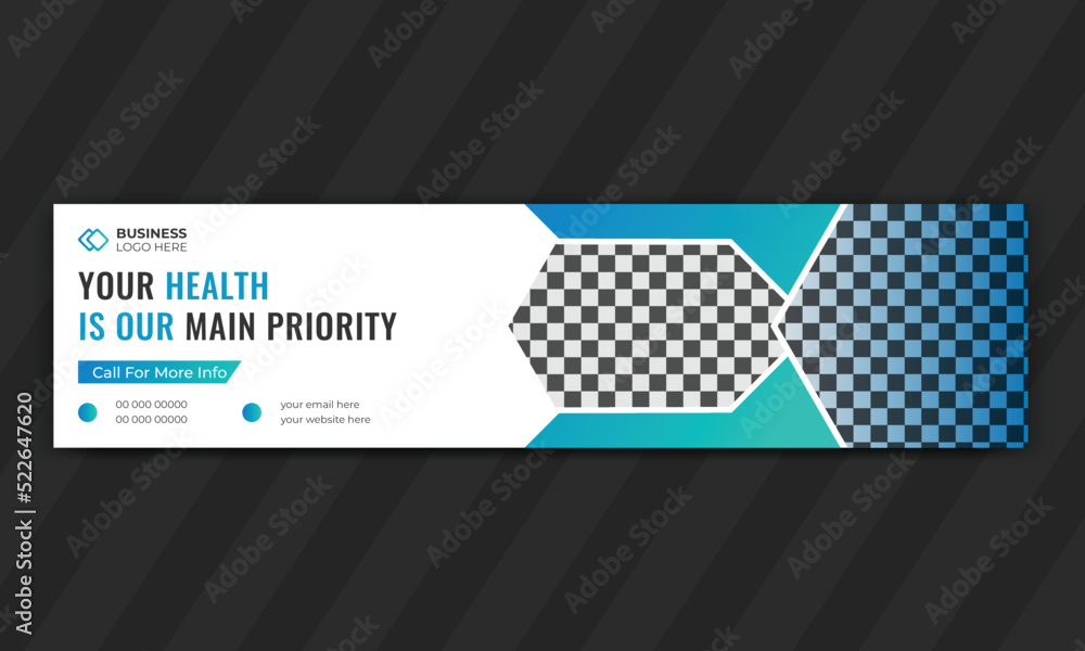 Gradient color linkedin cover and banner design template, Web banner ...