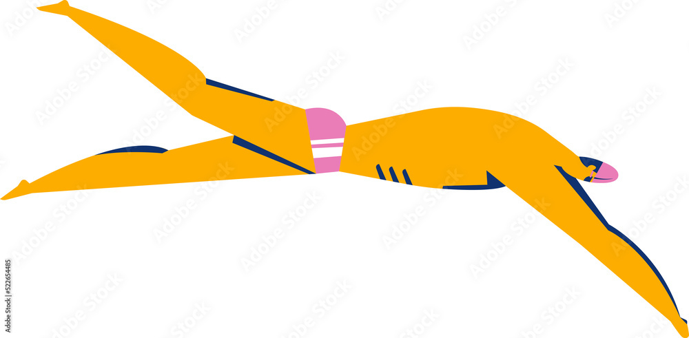 man swimming clipart ilustração do Stock | Adobe Stock