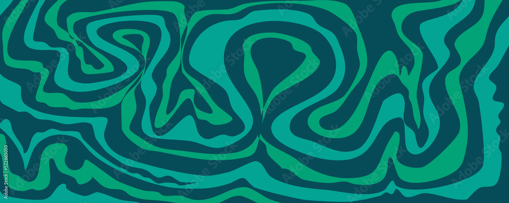 Retro marble 60s wave pattern. Abstract swirl 60 s background ...