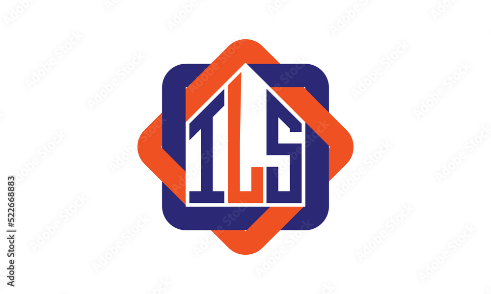 ILS three letter real estate logo with home icon logo design vector template | construction logo ...