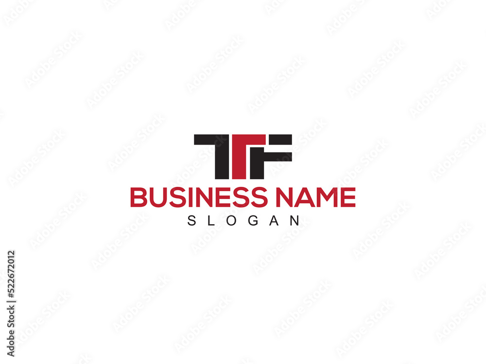 Abstract TTF Logo Icon, Colorful TT t t f Logo Letter Vector Image ...