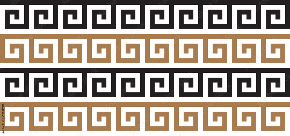 Seamless Greek Key luxury Background Pattern Texture Stock Vector ...