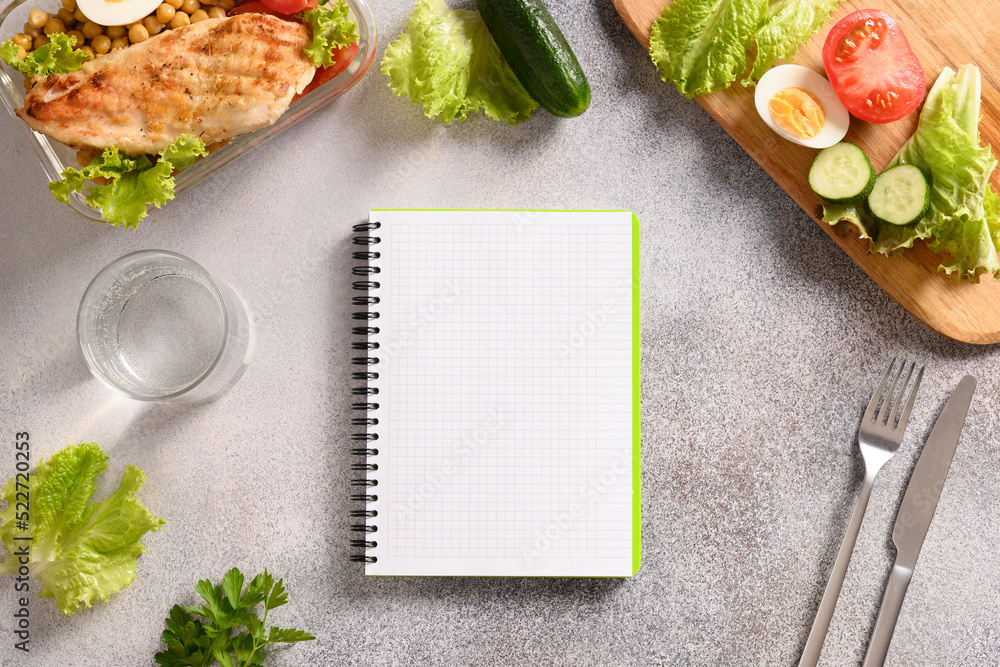 Weight loss concept, calories counting, diet, food control and calorie ...