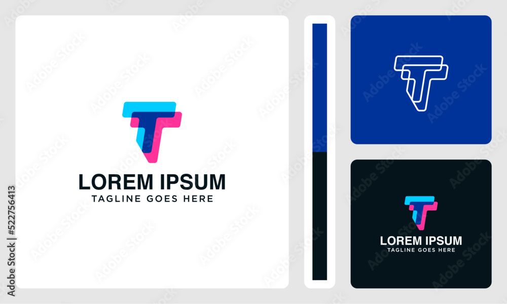 TT initials logo vector piled up Stock Vector | Adobe Stock