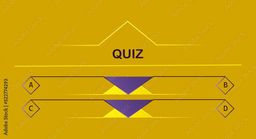 Vector layout of the quiz question with choice of text menu. Gradient ... Vector layout of the quiz question with choice of text menu. Gradient ...