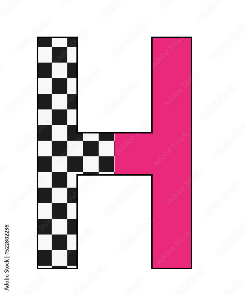Checkered Alphabet and Numbers png SVG Cut File, race font svg png ...