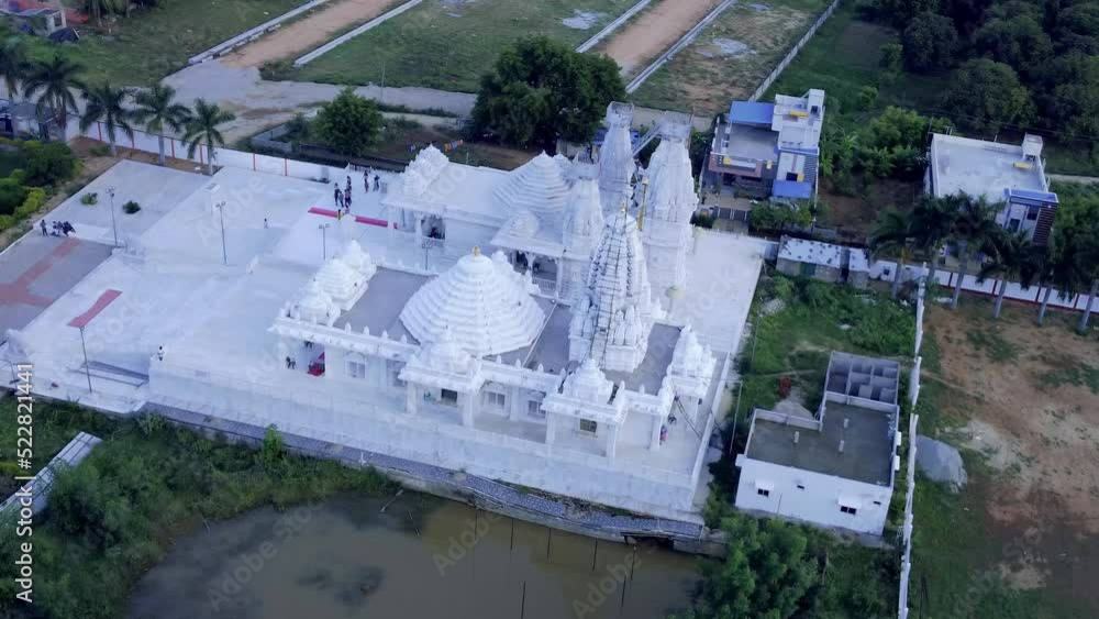 Tirupati, Sri Laxmi Narayan temple, India 4th August 2022: Aerial ...