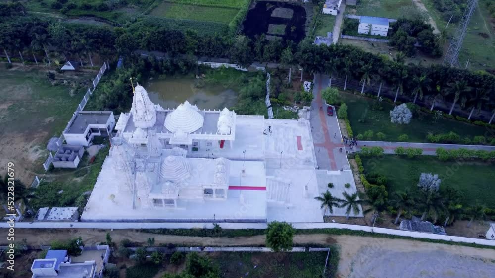 Tirupati, Sri Laxmi Narayan temple, India 4th August 2022: Aerial ...