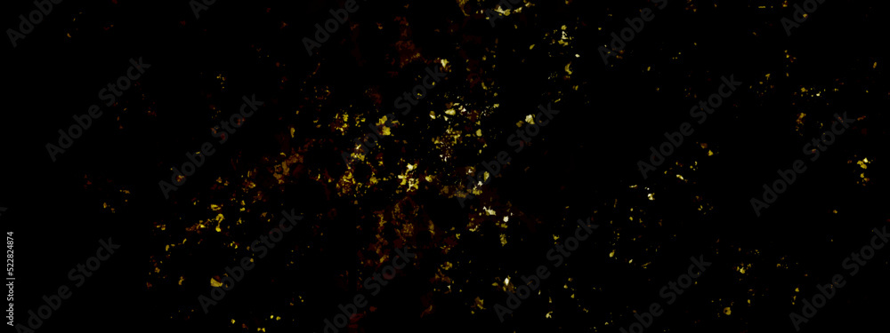 black background and Gold Texture. black and gold dirty or scratch ...
