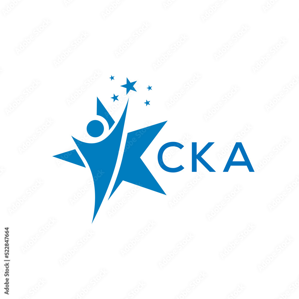 CKA Letter logo white background .CKA Business finance logo design ...