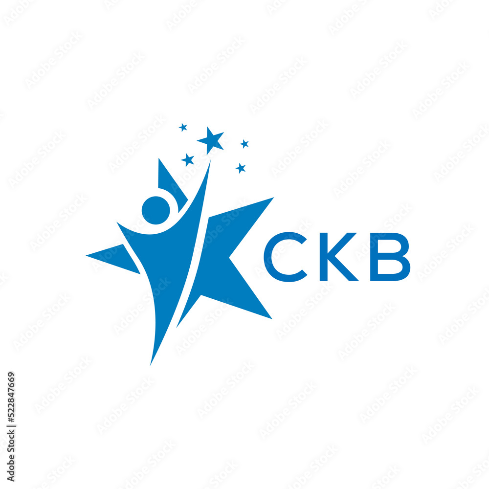 CKB Letter logo white background .CKB Business finance logo design ...