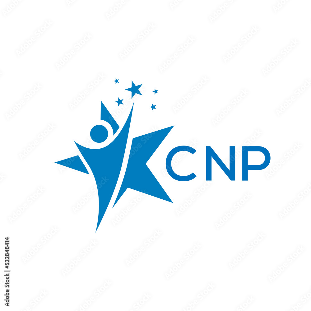 CNP Letter logo white background .CNP Business finance logo design ...