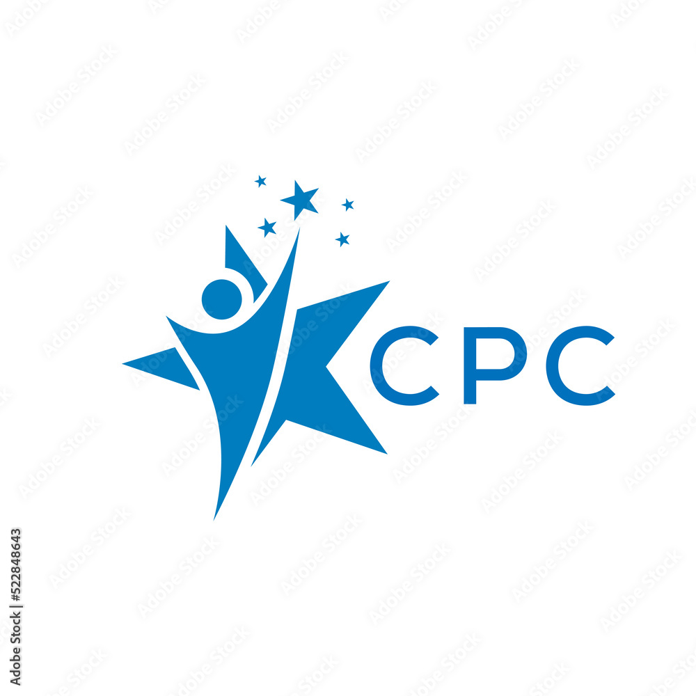 CPC Letter logo white background .CPC Business finance logo design ...