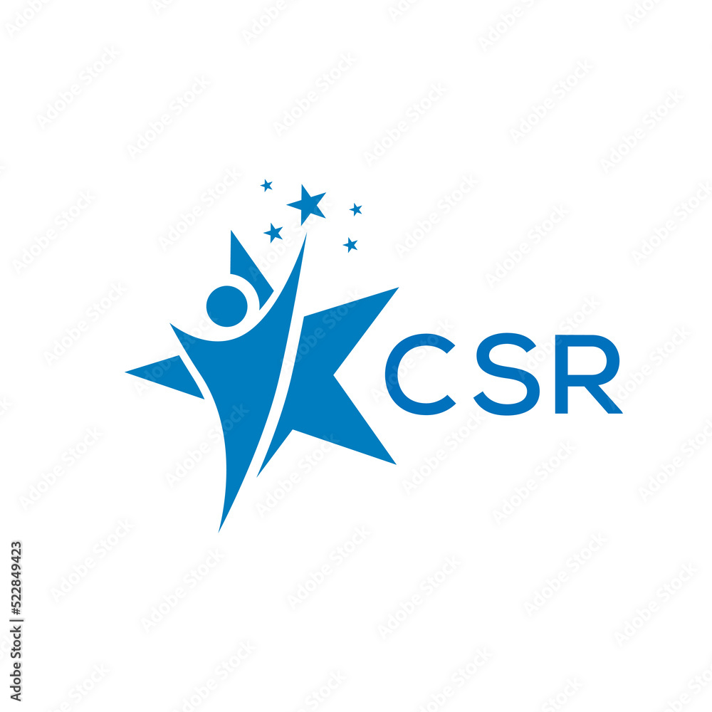 CSR Letter logo white background .CSR Business finance logo design ...