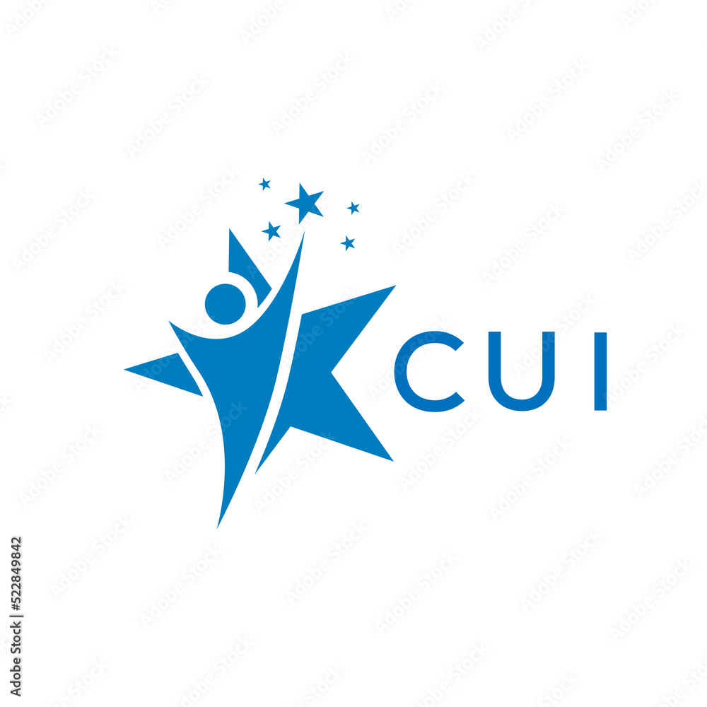 CUI Letter logo white background .CUI Business finance logo design ...
