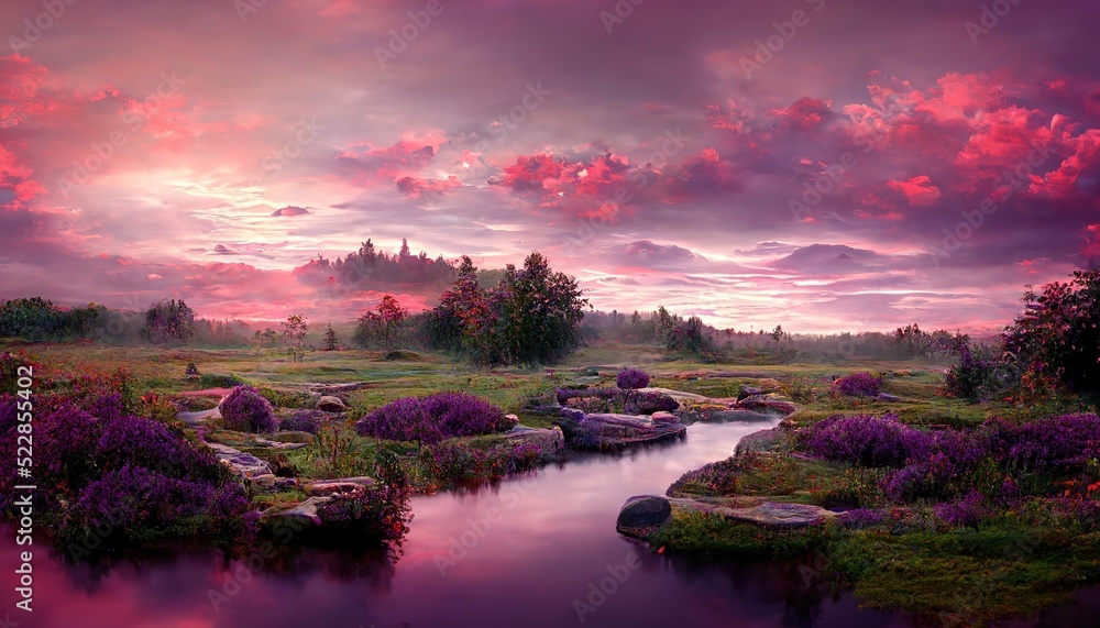 Beautiful Purple Landscape Pictures