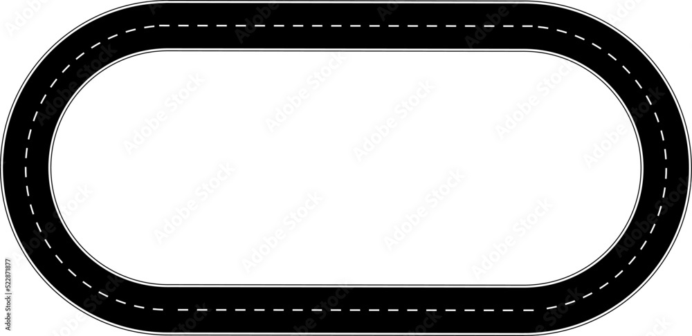 Oval Race Track Clip Art