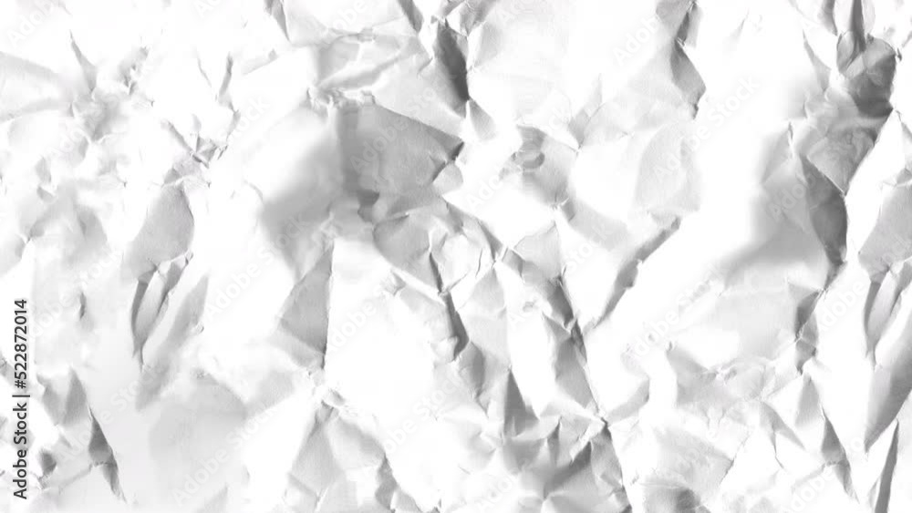Stop Motion video with crumpled paper. 4k video with texture of ...
