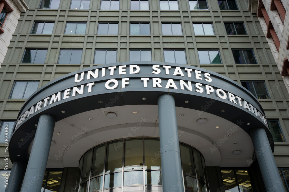 Washington, DC, USA - June 22, 2022: Front view of the United States ...