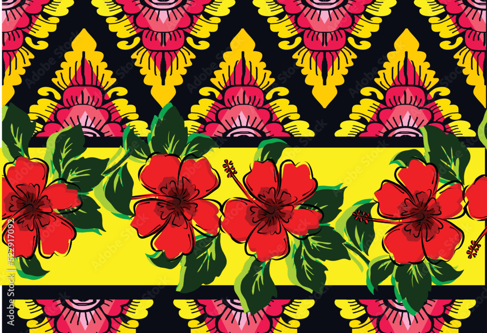 Indonesian Flower Patterns