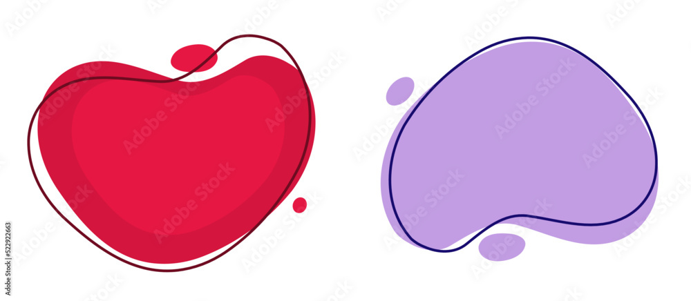 Shape design abstract banner element for title text graphic vector or ...