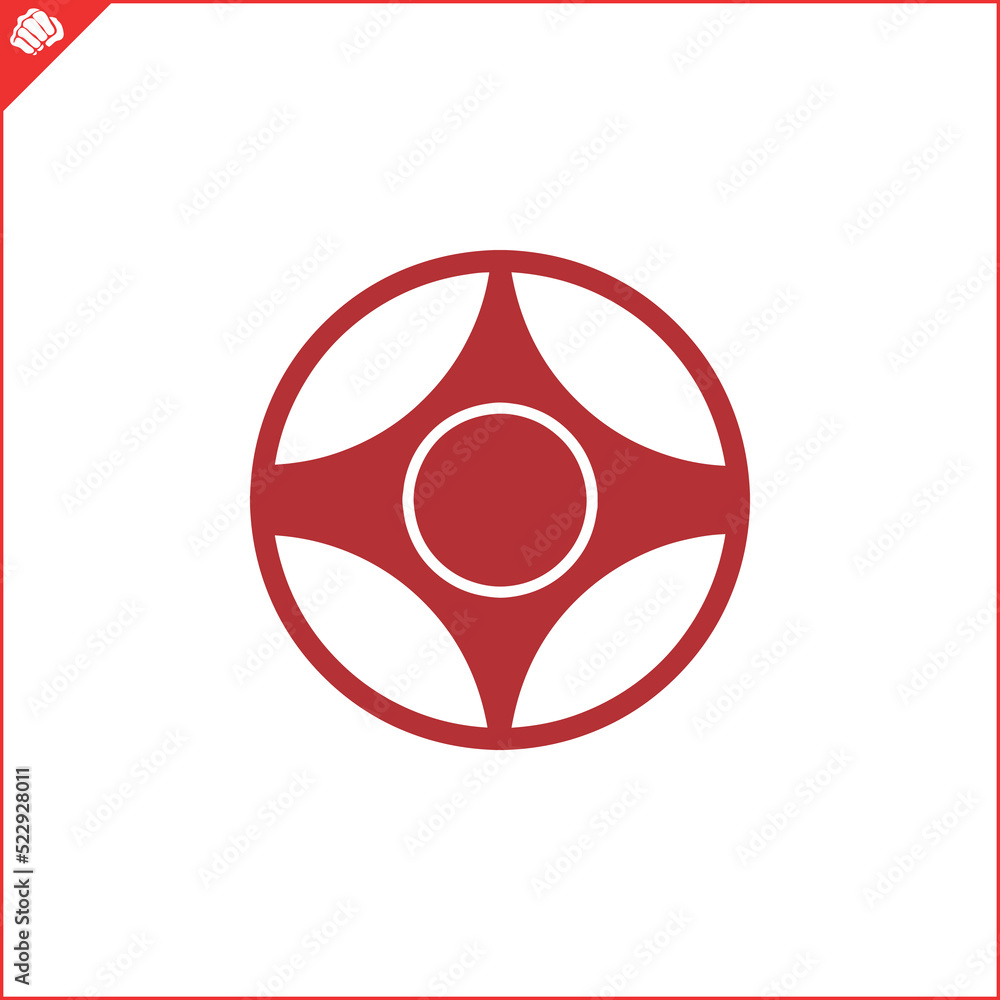Emblem, symbol KANKU KYOKUSHINKAI KARATE Stock Vector | Adobe Stock