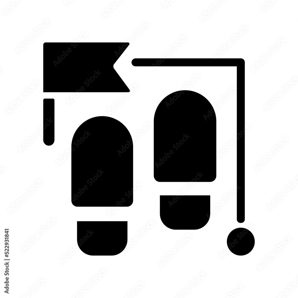 Steps black glyph icon. Business process stages. Planning and strategy ...