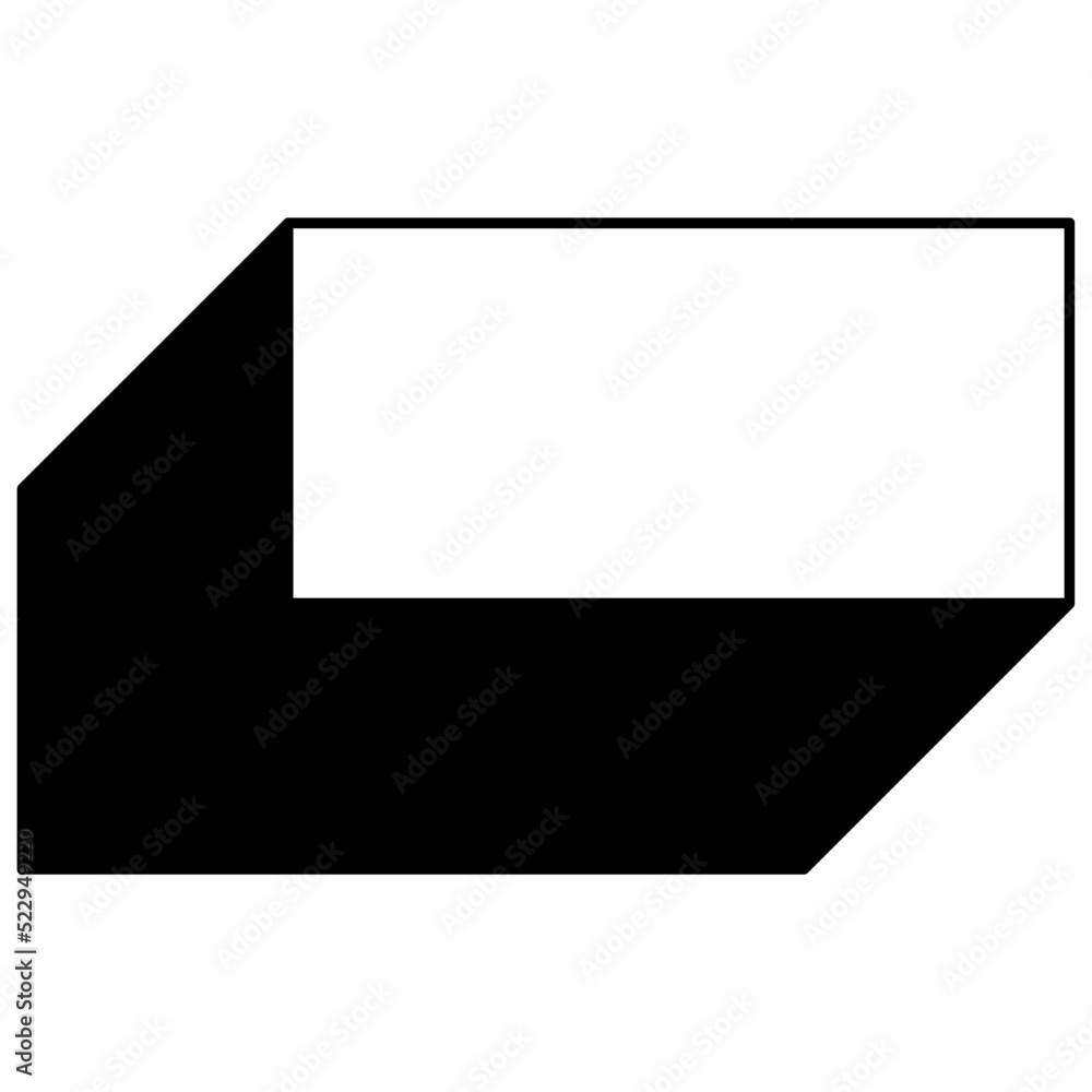 rectangle shape with shadow for frame and border background. Stock ...