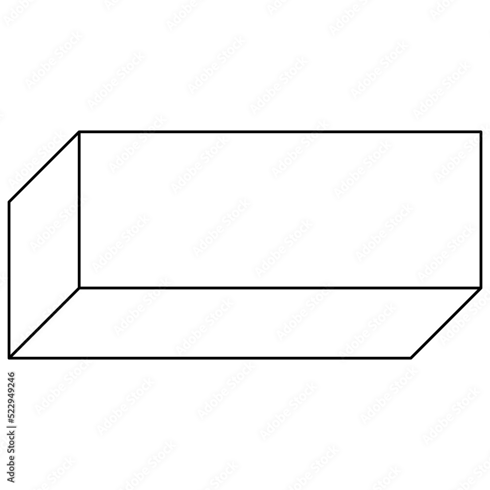 rectangle shape with thin line for frame and border background. Stock ...