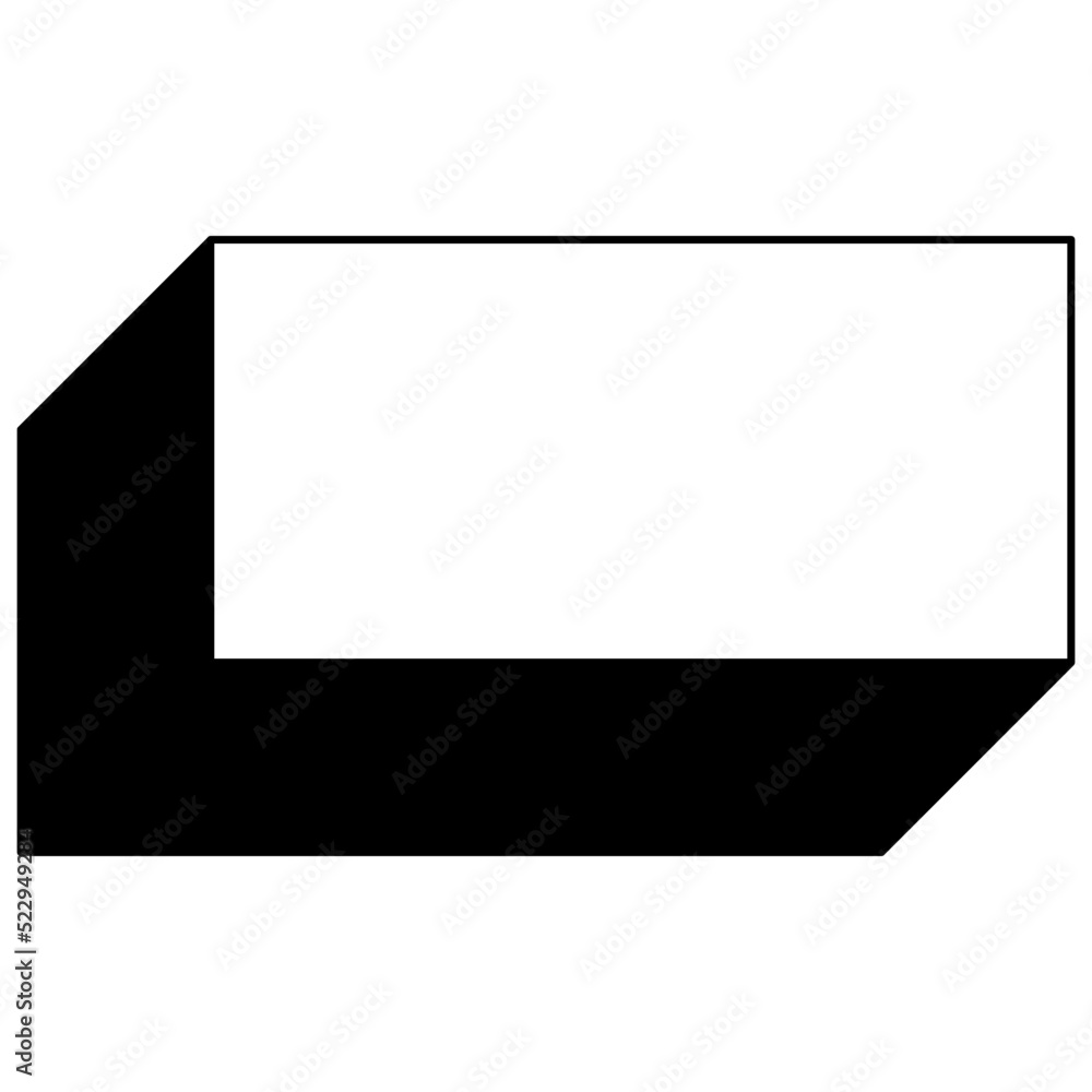 rectangle shape with shadow for frame and border background. Stock ...