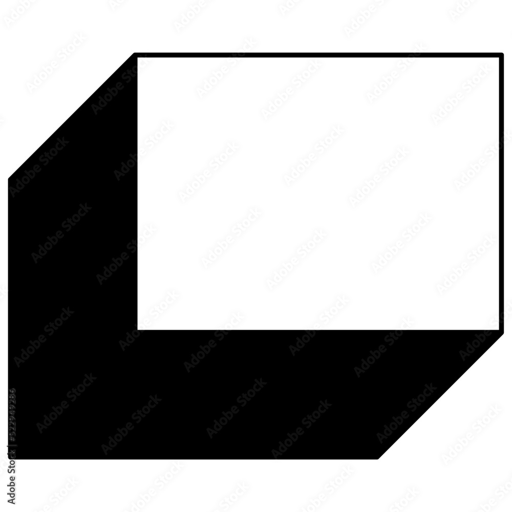 rectangle shape with shadow for frame and border background. Stock ...
