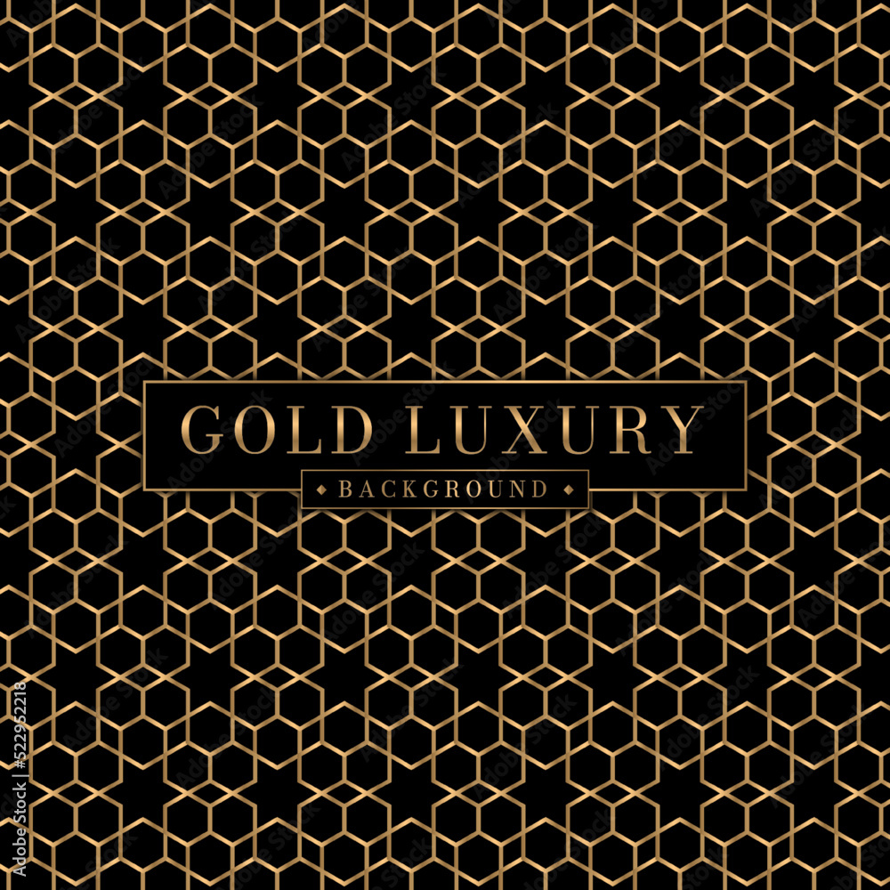 Islamic pattern gold background. Geometric Muslim ornament backdrop ...