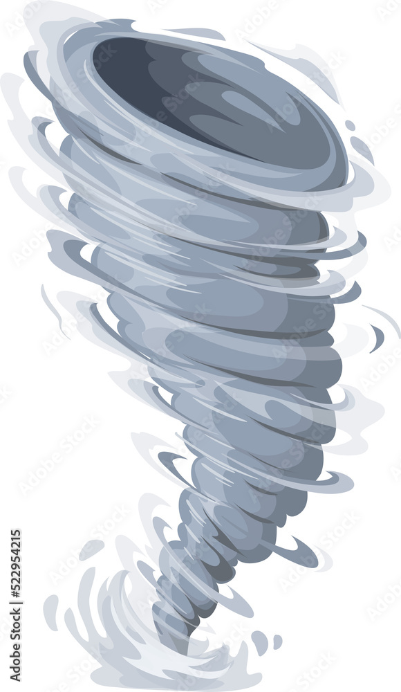 Tornado twister, hurricane storm whirlwind cyclone Stock Illustration ...