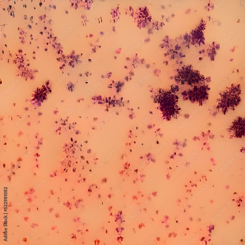 Escherichia Coli (E. Coli.) cells or 3D bacteria under microscope Stock ...