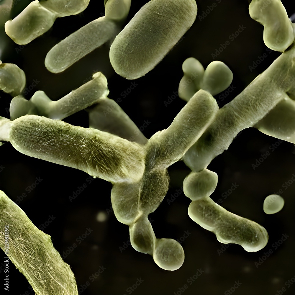 Fényképezés Escherichia Coli (E. Coli.) cells or 3D bacteria under ...