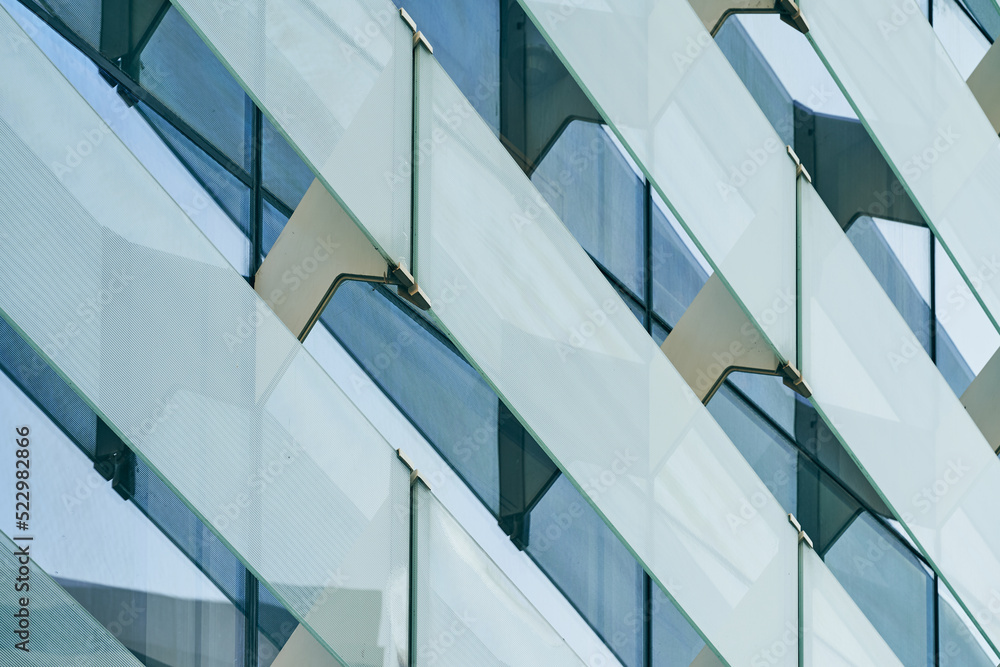 Detalles de diagonales en edificio contemporáneo Arquitectura Moderna ...