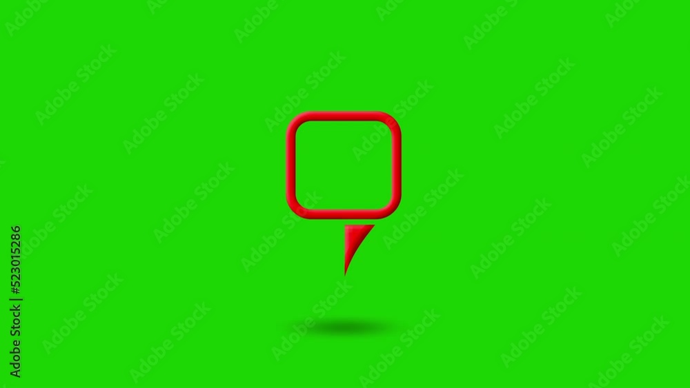 Video Stock GPS movement of pin showing the location on the map, GPS ...