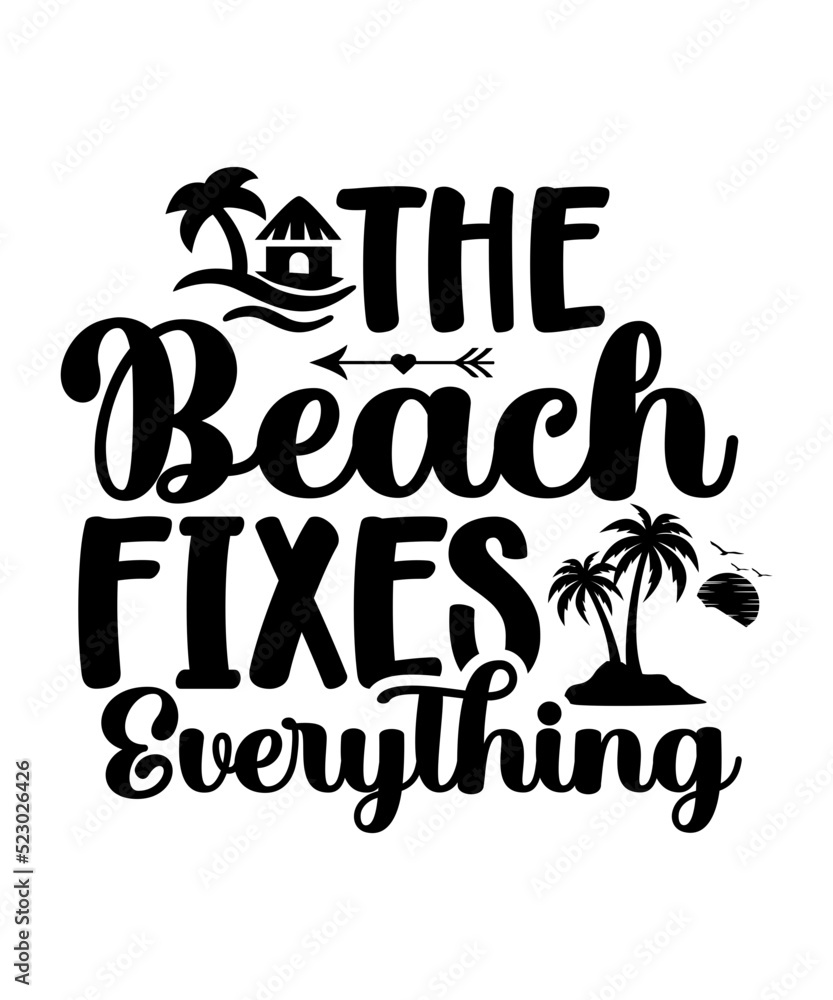 Beach svg Bundle, Beach svg designs for shirt, Beach svg files for ...