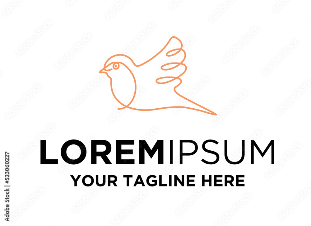 Blue robin logo template, bird logo design, robin logo vector art for ...