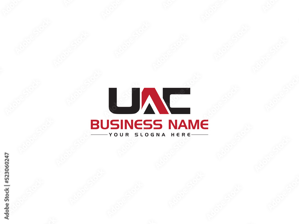 Minimalist UAC Logo Letter, Colorful uac Logo Icon Vector Image Design ...