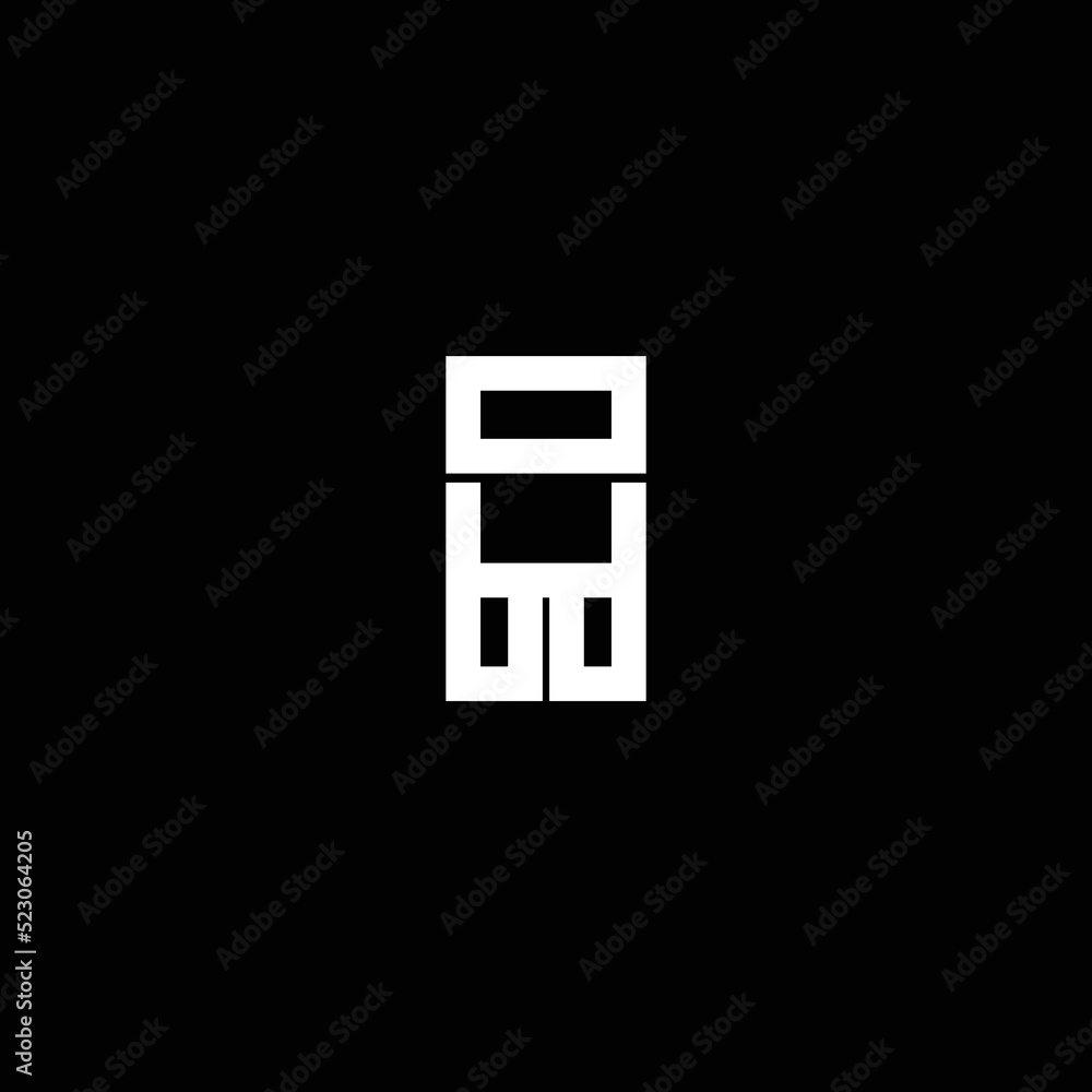 OBD OBD Logo Design, Creative Minimal Letter OBD OBD Monogram Stock ...