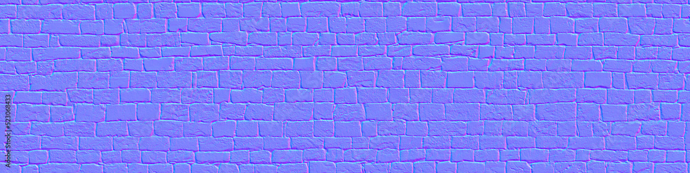 Normal map texture Bricks, texture mapping Normal Stock Photo | Adobe Stock