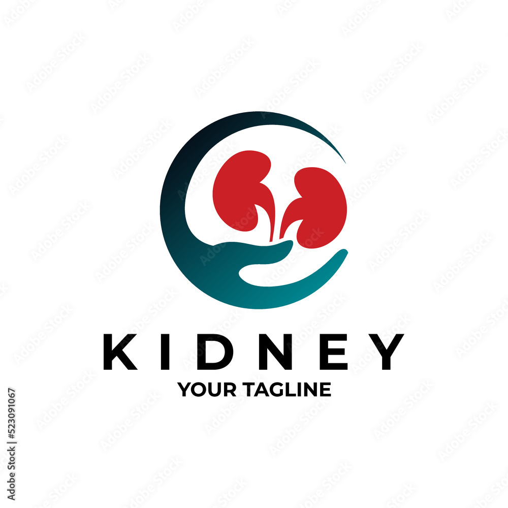 kidney logo vector design template Stock Vector | Adobe Stock