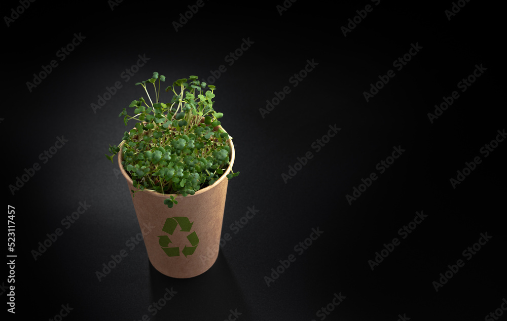 Ecologically Clean Planet. Earth Day. Life without Plastic Concept ...