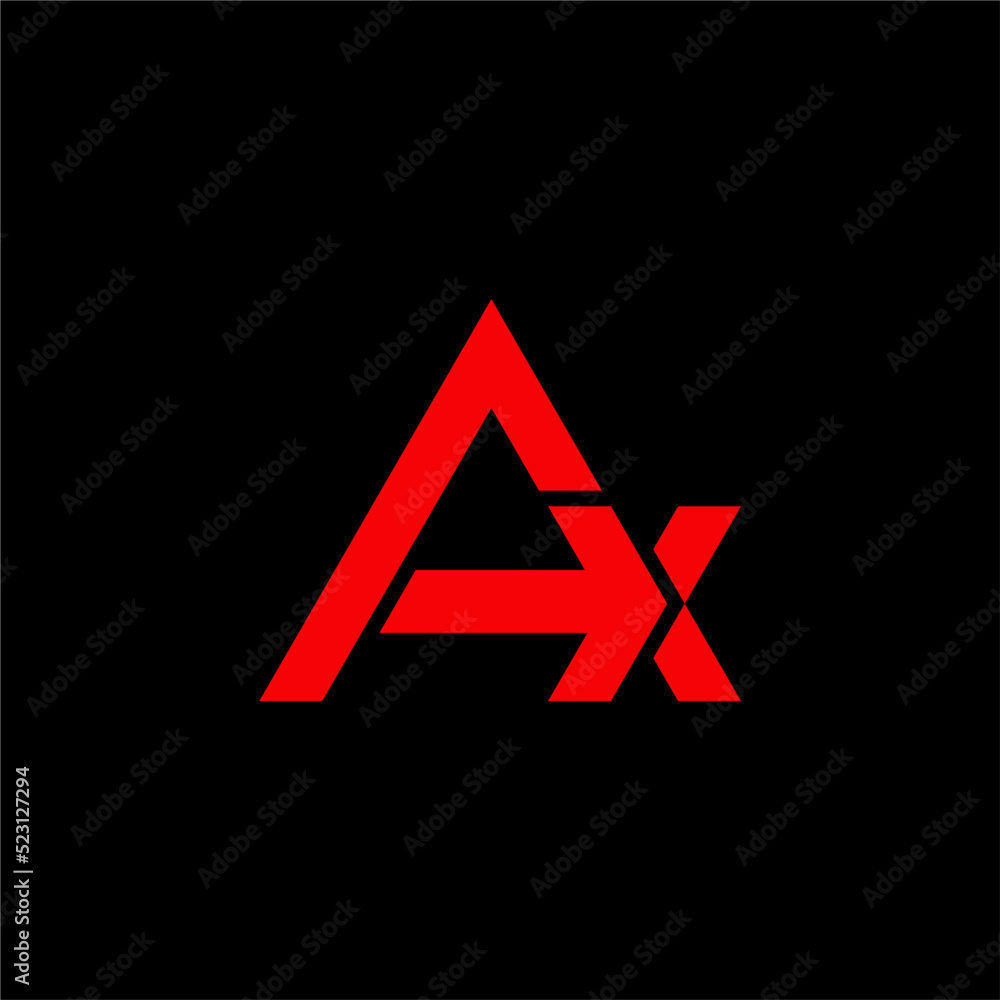 Ax Logo Vector Art, Letter A X Arrow, Illustration Icons, and Graphics ...