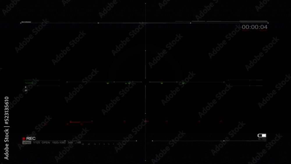 Technological HUD template. Frame HUD element. HUD viewfinder ...