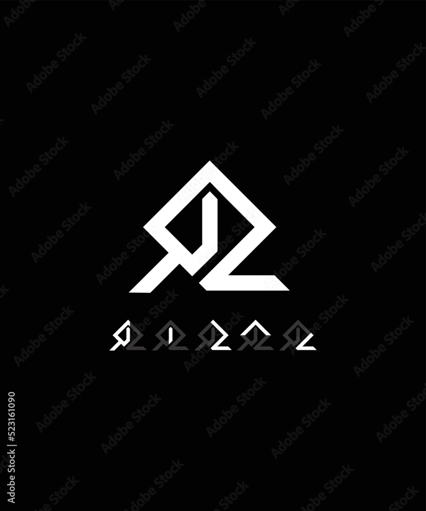 Your simple name logo of RIZAL Stock Vector | Adobe Stock