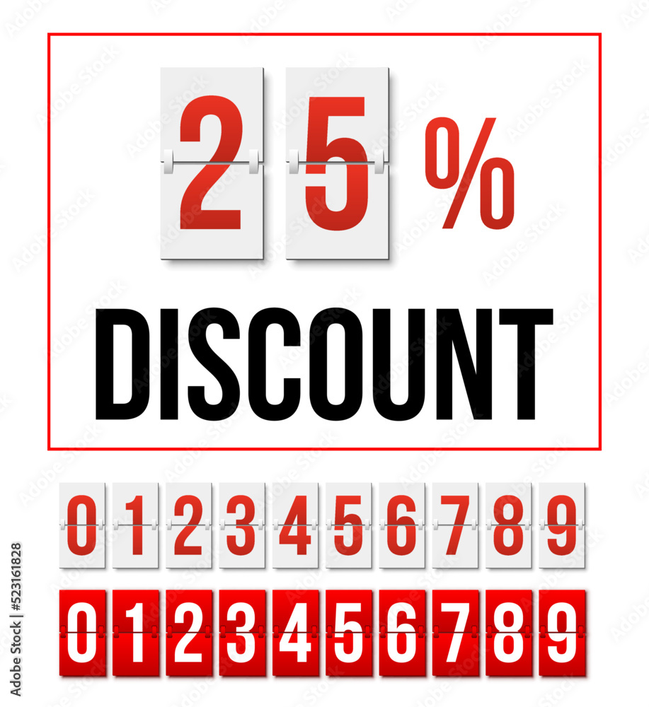 Discount special offer, poster template for season sales in store ...