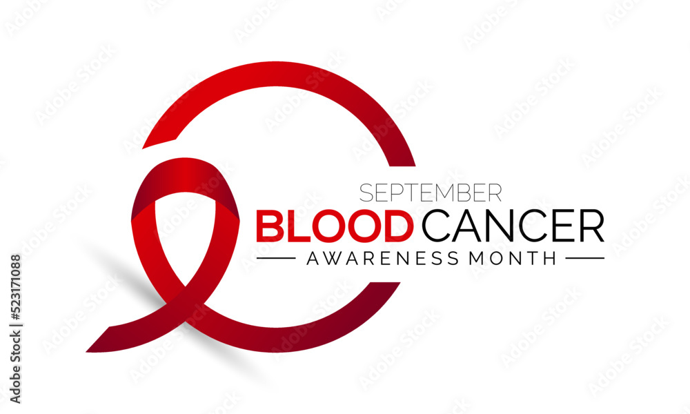 September is Blood Cancer Awareness Month Vector Illustration to raise ...